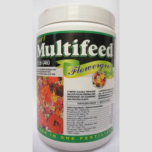 Multifeed Flowergro 3.1.6 (46) 500gms - Newtown Fertilizers