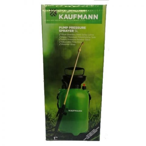 Pressure Sprayer, Plastic, 5Ltr, Kaufmann - Newtown Fertilizers