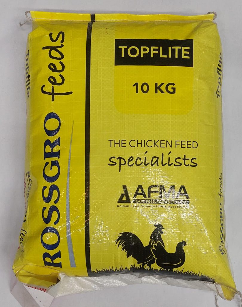Rossgrow Chicken Feed Broiler Finisher Mash 10kg - Newtown Fertilizers